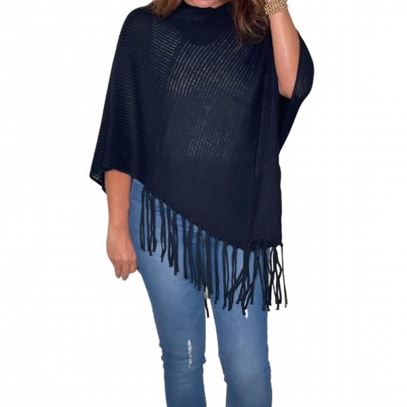 Kerisma | Sweaters | New Kerisma Olympia Poncho In Black | Poshmark